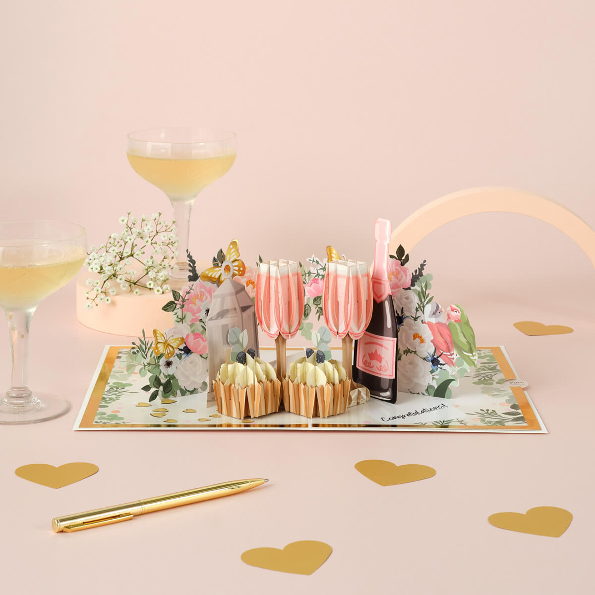 Celebrate Love Pop Up Card | Perfect for Weddings, Engagements ...
