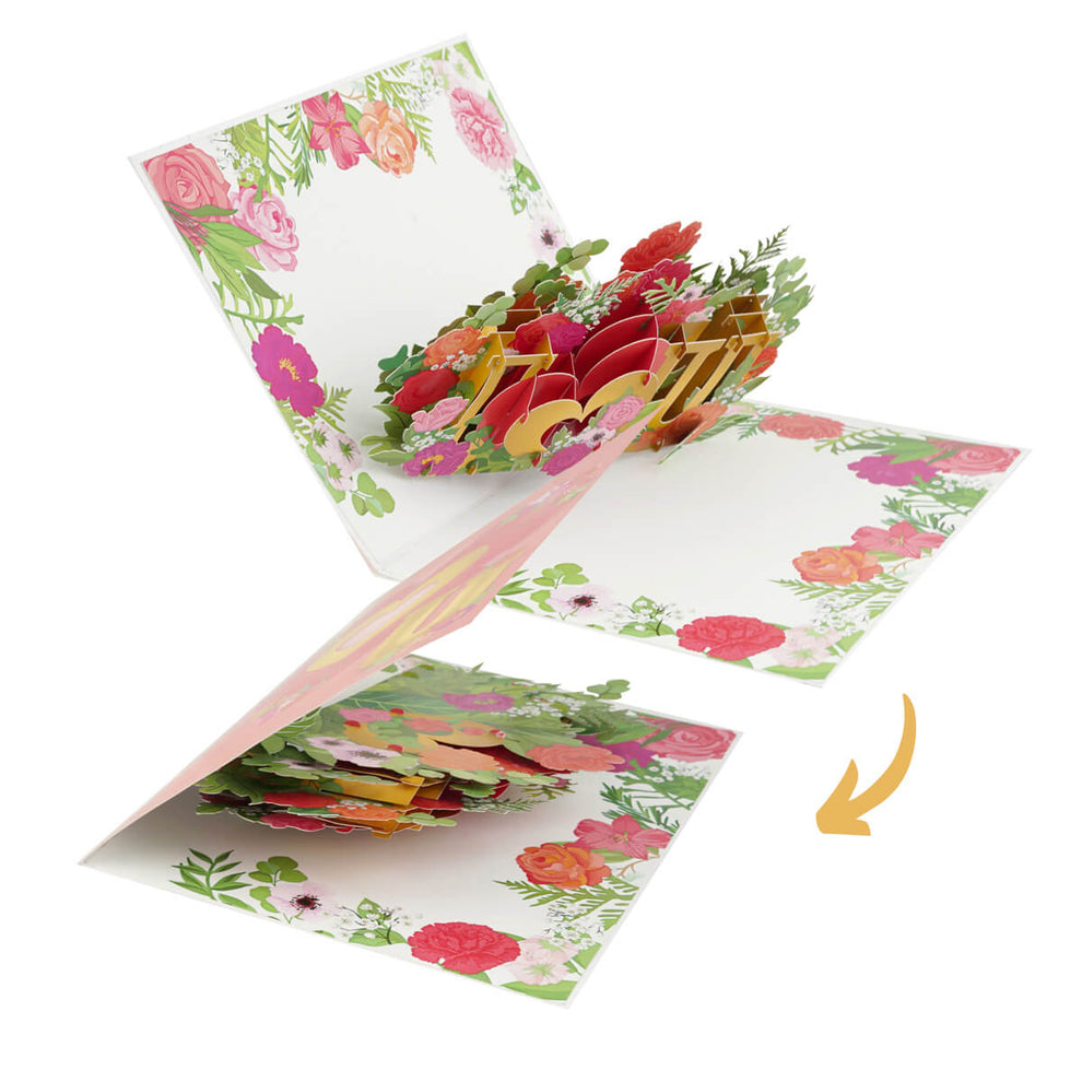 I Love You Pop Up Card | Valentines Day & Anniversary I Love U Card ...