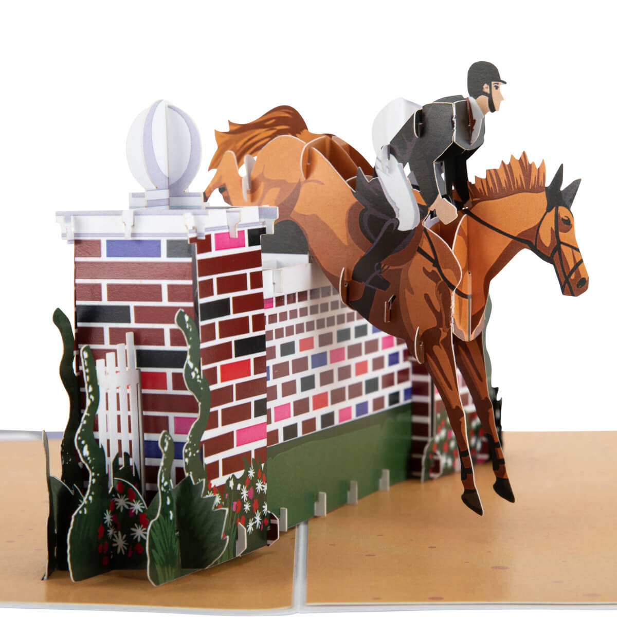 Show Jumping Pop Up Card, Gifts for Horse Lovers, Equestrian Gifts ...
