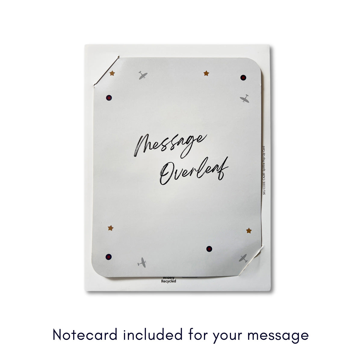 Spitfire Birthday Pop Up Card - Mark 9 3D Spitfire Birthday Card ...