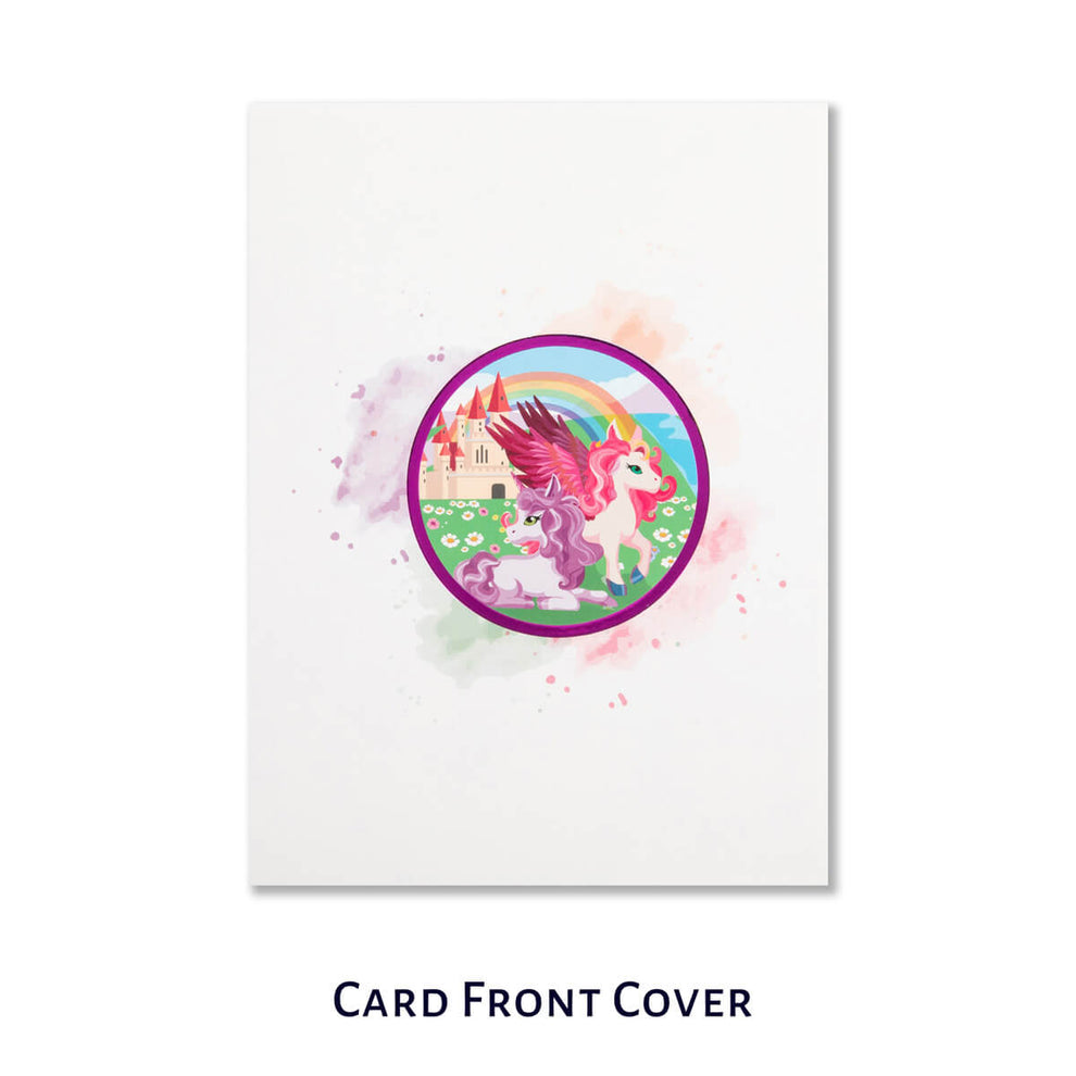 Cardology - Unicorn Pop Up Card | Unicorn Birthday Card For Girls