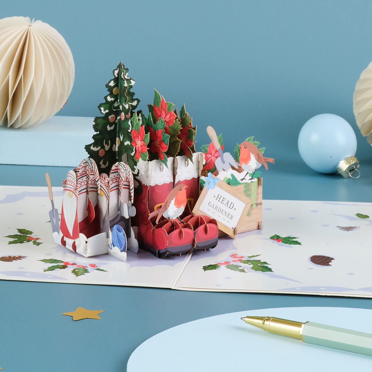 Winter Wellies Pop Up Card | Christmas Gifts For Family | Cardology