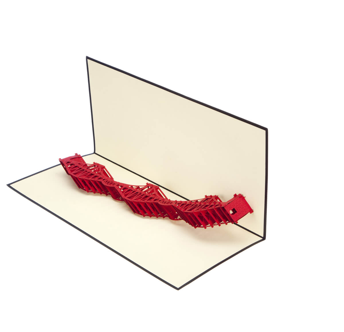 Forth Rail Bridge 3D Paper Model - Forth Rail Bridge Pop Up Card ...