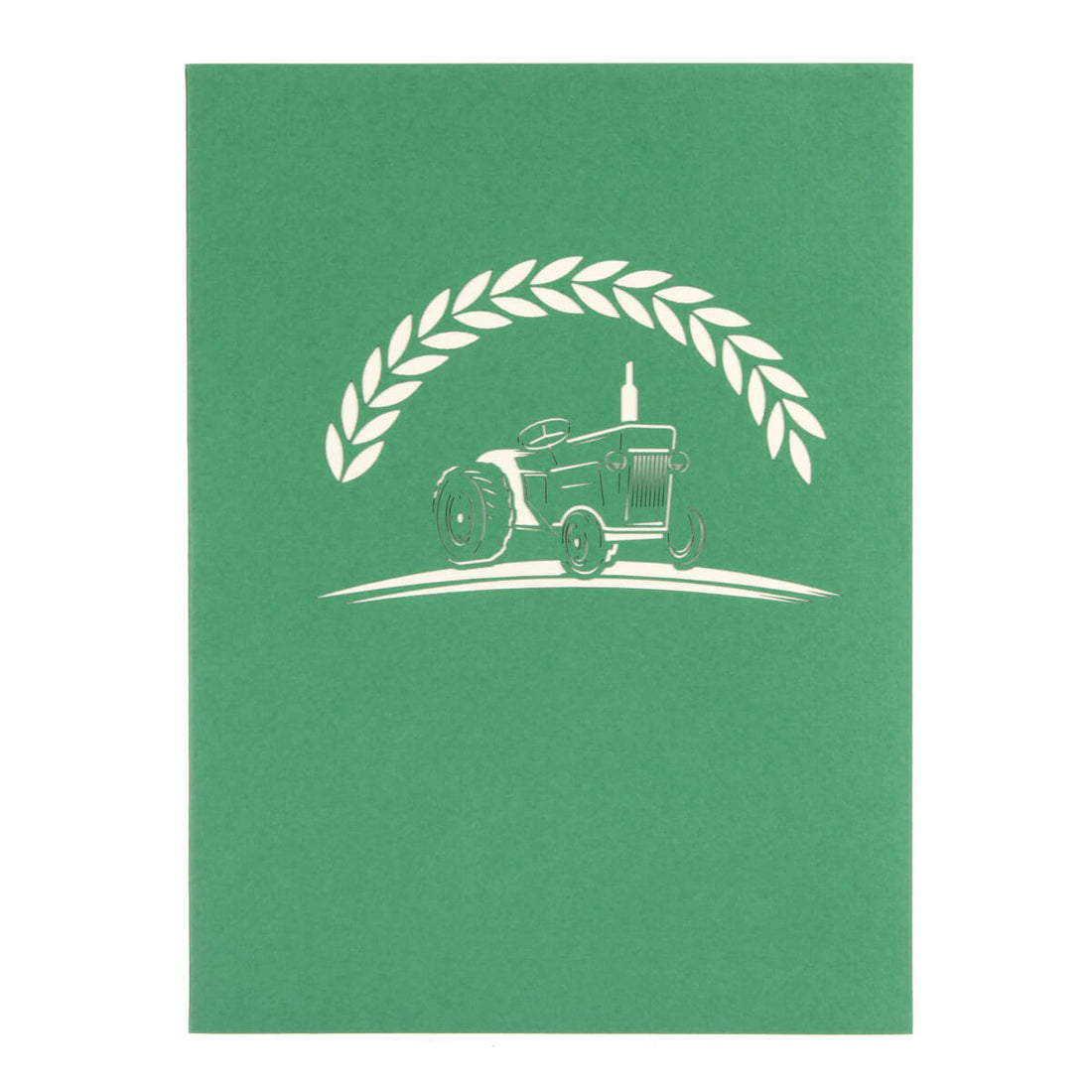 Green Vintage Tractor Pop Up Card, 3D John Deere Tractor Birthday Card ...