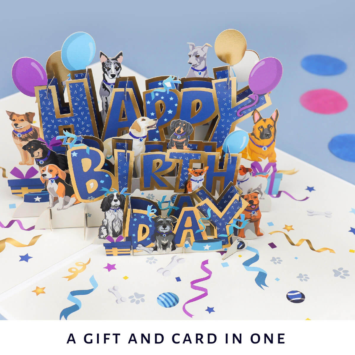 Battersea Dog & Cats Home - Birthday Pop Up Card For Dog Lovers - Cardology