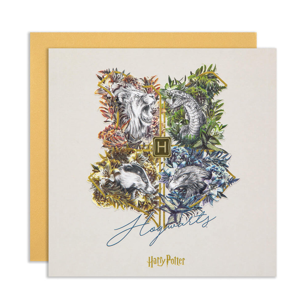Harry Potter Hogwarts Card - Birthday Card - Officially Licensed ...