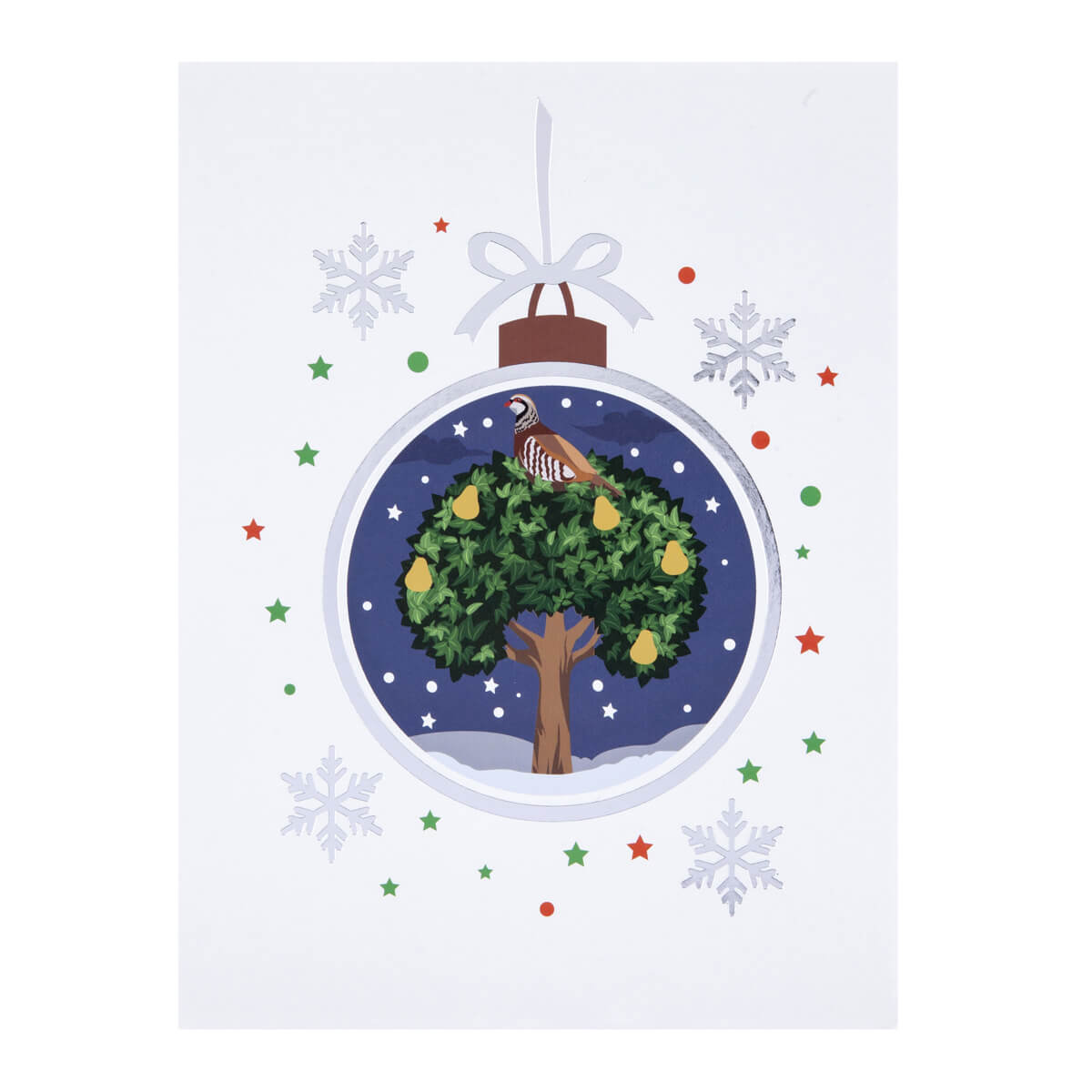 Partridge in a Pear Tree Pop Up Card, Luxury Handmade Christmas Cards ...