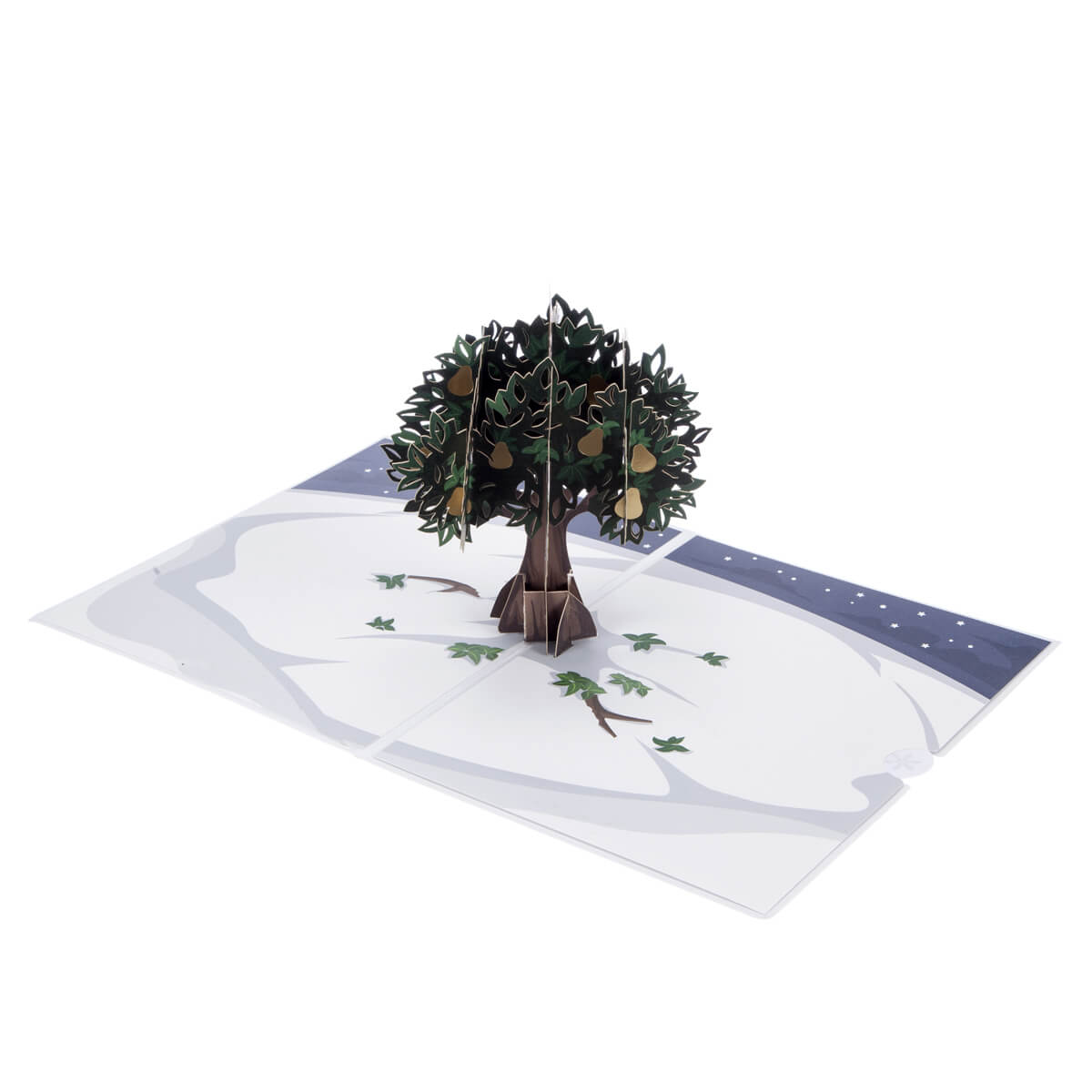 Partridge in a Pear Tree Pop Up Card, Luxury Handmade Christmas Cards ...