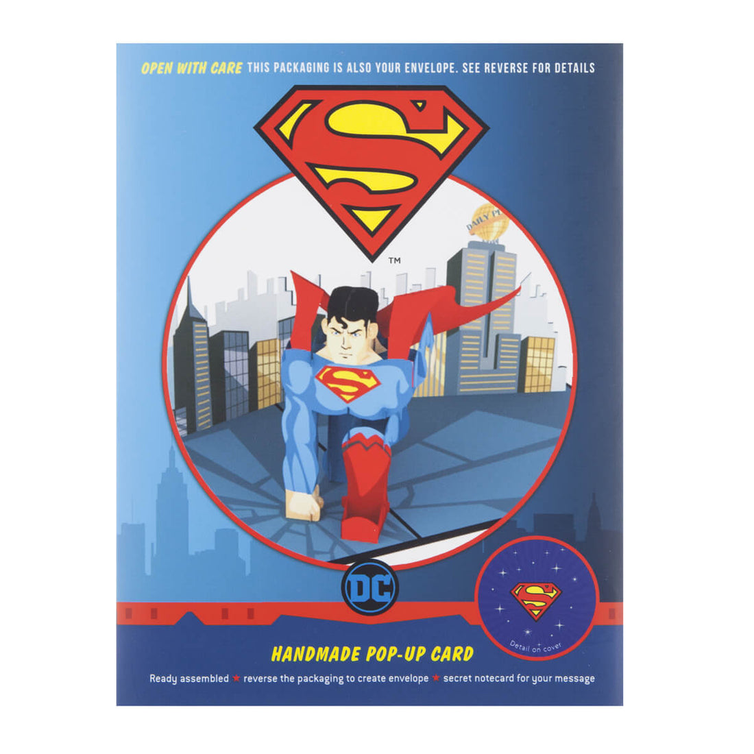 Superman Pop Up Card | DC Comics Superman Gifts | Official Merchandise ...